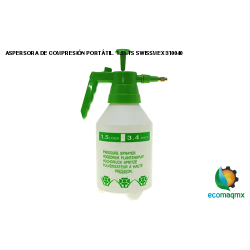 Ecomaqmx - ASPERSORA DE COMPRESIÓN PORTÁTIL 1.5 LTS SWISSMEX 310040 | Ecomaqmx/ Ecomaq México Sa ...