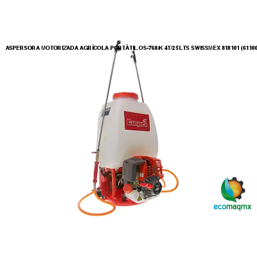 Ecomaqmx - ASPERSORA MOTORIZADA AGRÍCOLA PORTÁTIL OS-768/K 4T/25 LTS SWISSMEX | Ecomaqmx/ Ecomaq ...