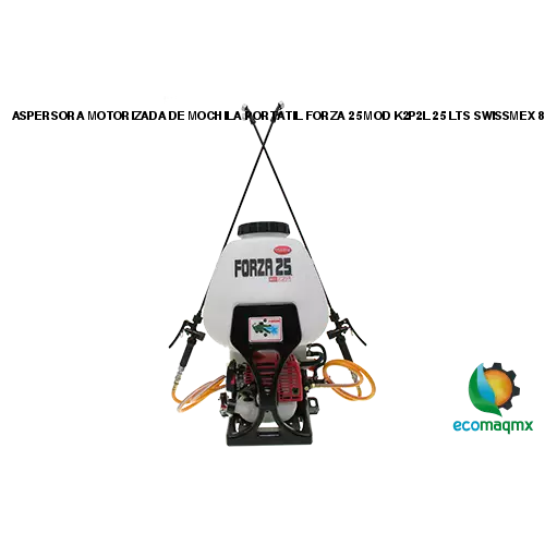 Ecomaqmx - ASPERSORA MOTORIZADA DE MOCHILA PORTÁTIL FORZA 25 MOD K2P2L 25 LTS | Ecomaqmx/ Ecomaq ...