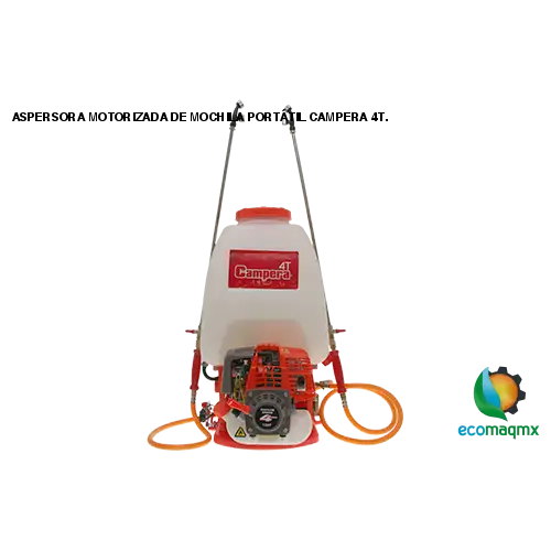 Ecomaqmx - ASPERSORA MOTORIZADA DE MOCHILA PORTÁTIL CAMPERA 4T. | Ecomaqmx/ Ecomaq México Sa de CV