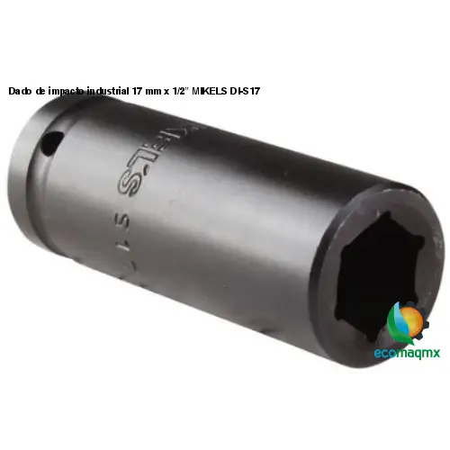 Ecomaqmx Dado De Impacto Industrial 17 Mm X 12” Mikels Di S17