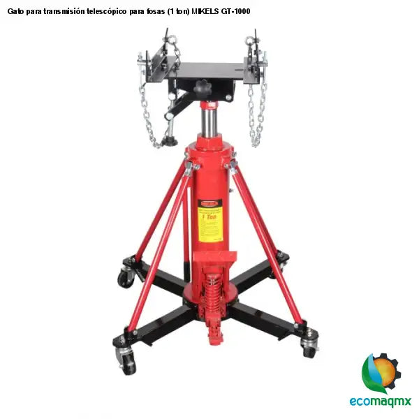Ecomaqmx Gato Para Transmisión Telescópico Para Fosas 1 Ton Mikels