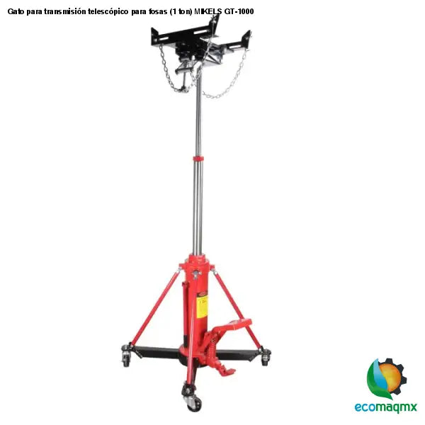 Ecomaqmx Gato Para Transmisión Telescópico Para Fosas 1 Ton Mikels