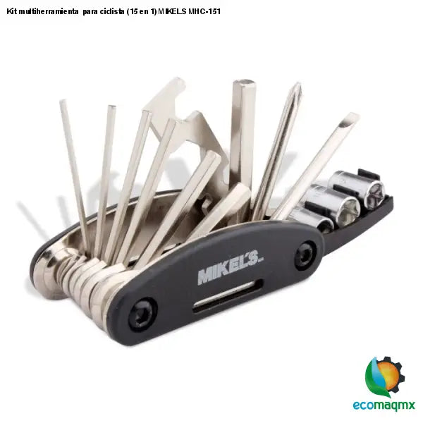 Ecomaqmx Kit Multiherramienta Para Ciclista 15 En 1 Mikels Mhc 151