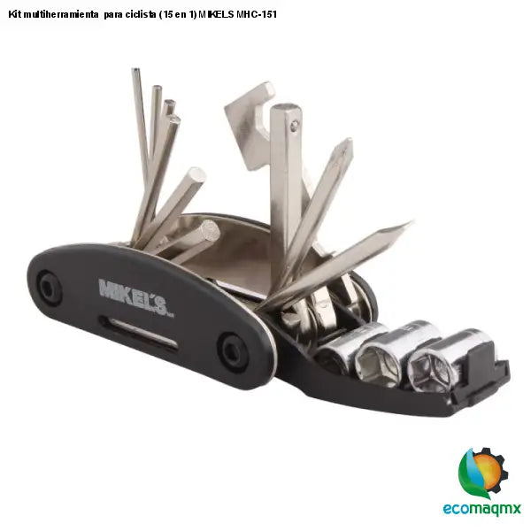 Ecomaqmx Kit Multiherramienta Para Ciclista 15 En 1 Mikels Mhc 151