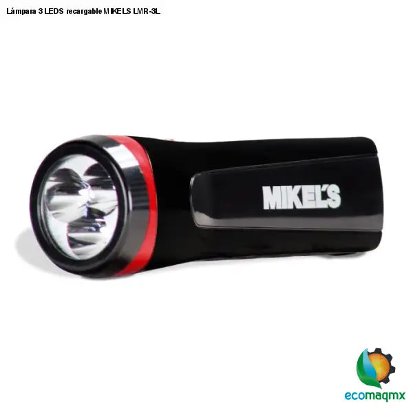 Ecomaqmx Lámpara 3 Leds Recargable Mikels Lmr 3l Ecomaqmx Ecomaq