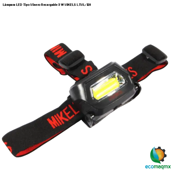 Ecomaqmx Lámpara Led Tipo Minero Recargable 3 W Mikels Ltml 120