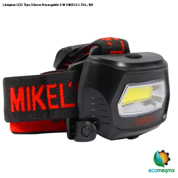 Ecomaqmx Lámpara Led Tipo Minero Recargable 3 W Mikels Ltml 120