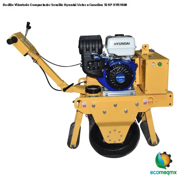 Ecomaqmx - Rodillo Vibratorio Compactador Sencillo Hyundai Motor a Gasolina 13 | Ecomaqmx ...